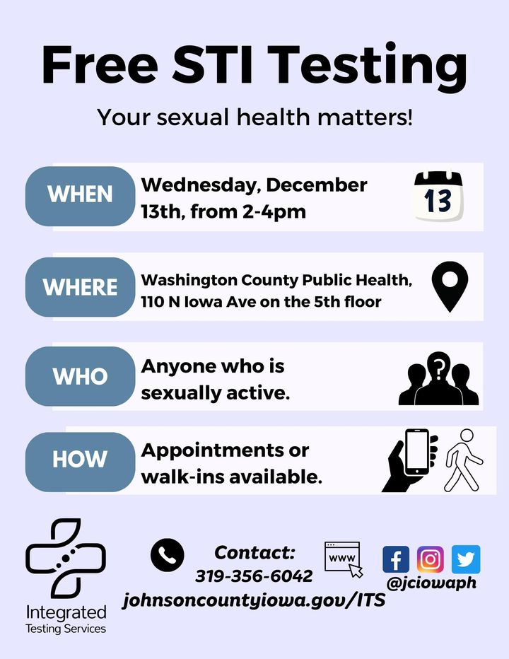 Two weeks from today, Johnson County Public Health will be hosting a ...